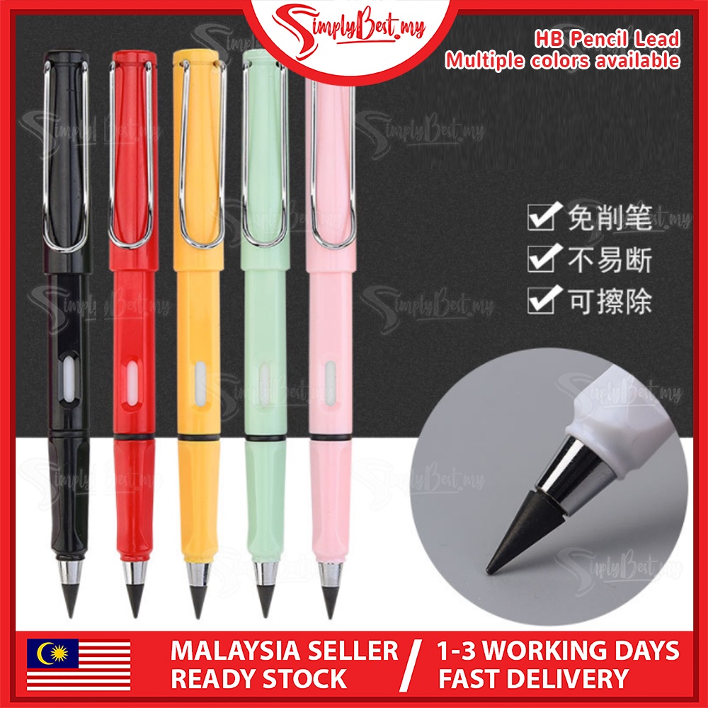 SIMPLYBEST Eternal Pencil (SET) Everlasting Infinite Replaceable Refill ...