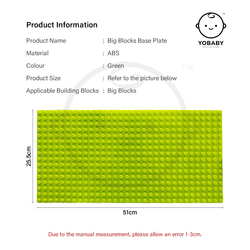 Big Building Blocks Base Plate For Kids | Shopee Malaysia