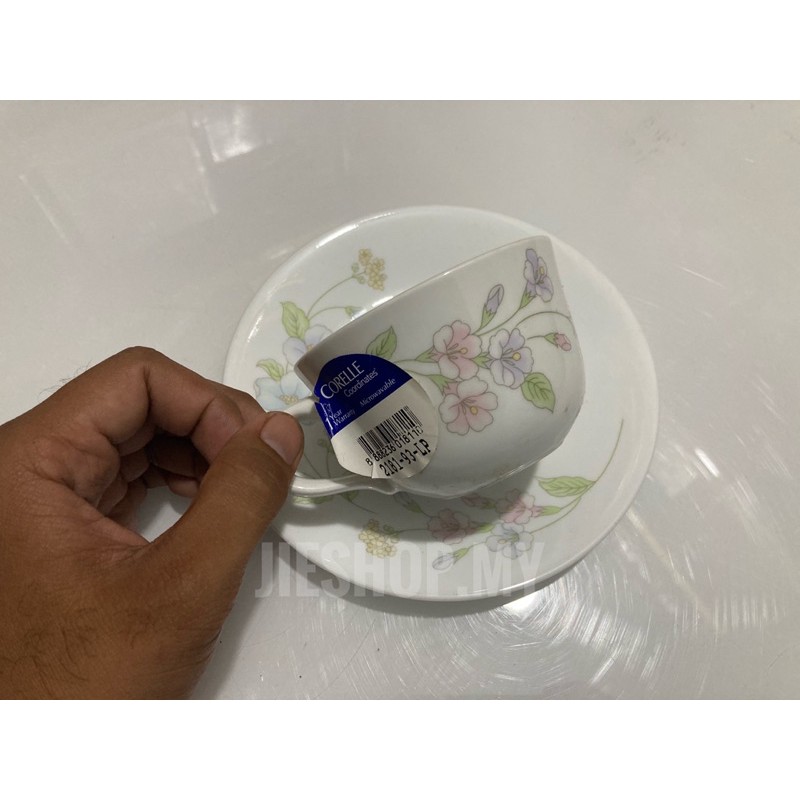 🔥 SET CAWAN & PIRING CORELLE [pastel bouquet] NOS 🌟 new old stock 🌟 ...