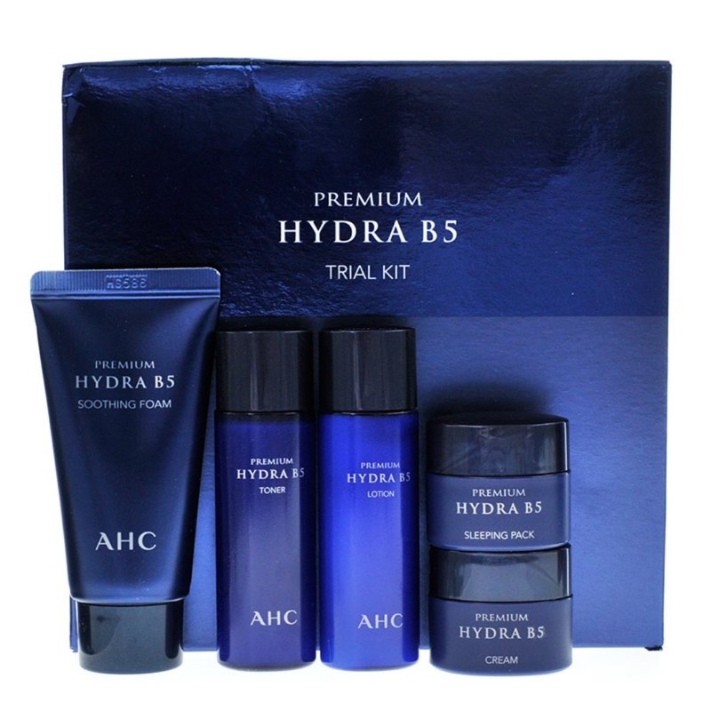 [Authentic] AHC Premium Hydra B5 Trial Kit 5 IN 1 | Shopee Malaysia