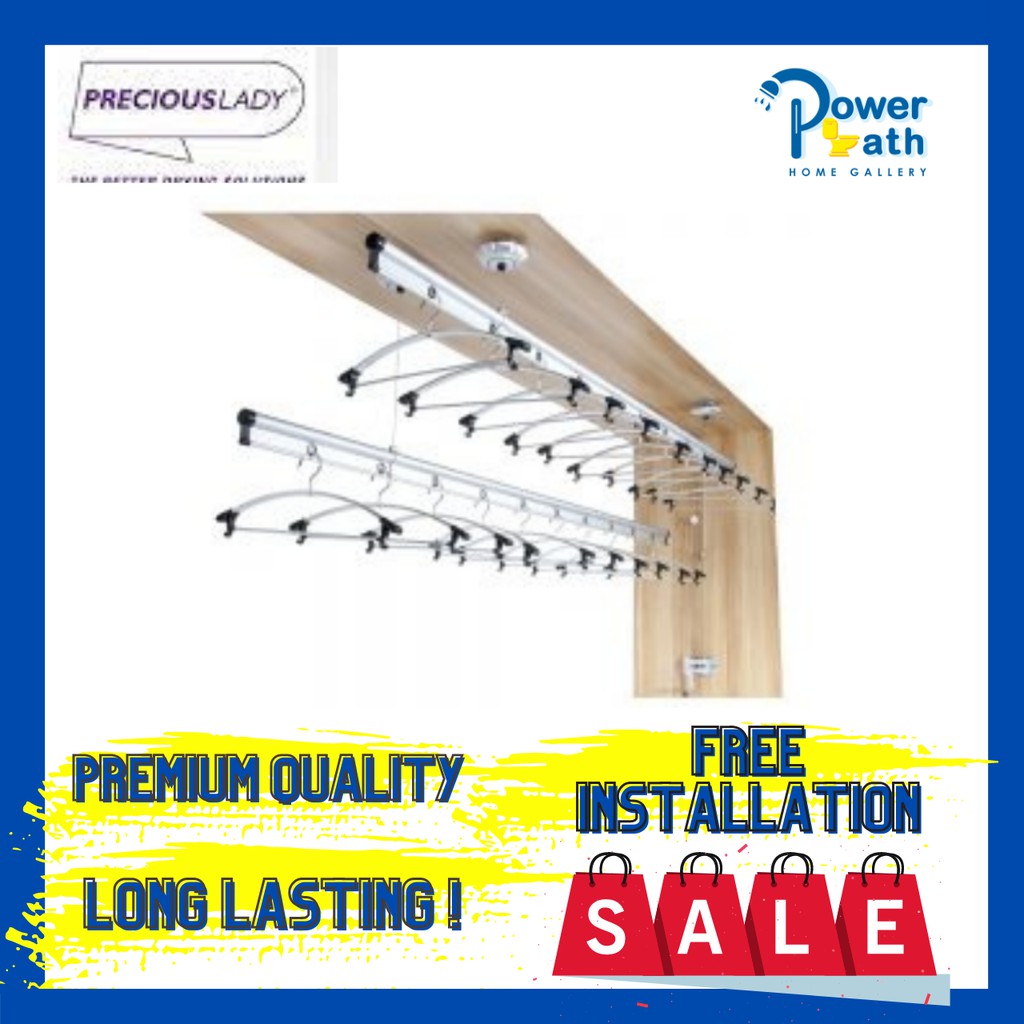 Precious Lady Aluminium Hand Life Clothes Drying System PL03 | Shopee ...