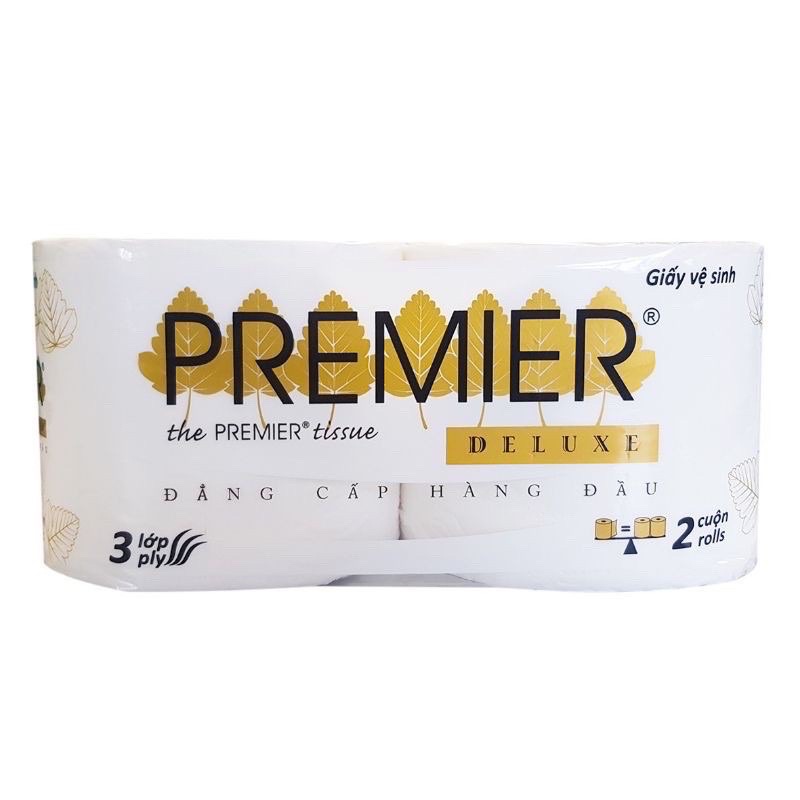 Premier Deluxe Toilet Paper Rolls 3 Ply 1 bag (2 Rolls) | Shopee Malaysia
