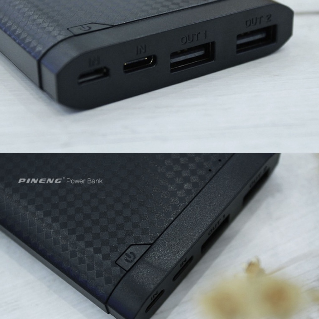 PIneng PN-931 Lithium Polymer Powerbank 10000mAh Portable Slim Thin ...