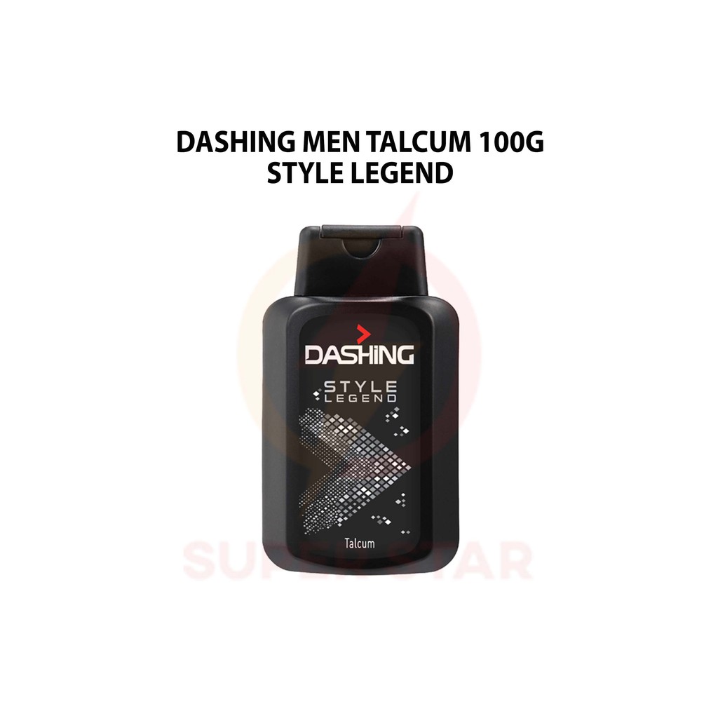 Dashing Men Talcum 100g (Cool Aqua/Style Legend/Active/Speed Surge ...