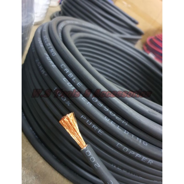 WELDING CABLE 200AMP(25mm2) 100％ PURE COPPER | Shopee Malaysia