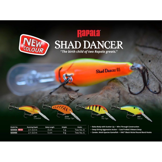(NEW) RAPALA SHAD DANCER CASTING & TROLLING LURE 😍 | Shopee Malaysia