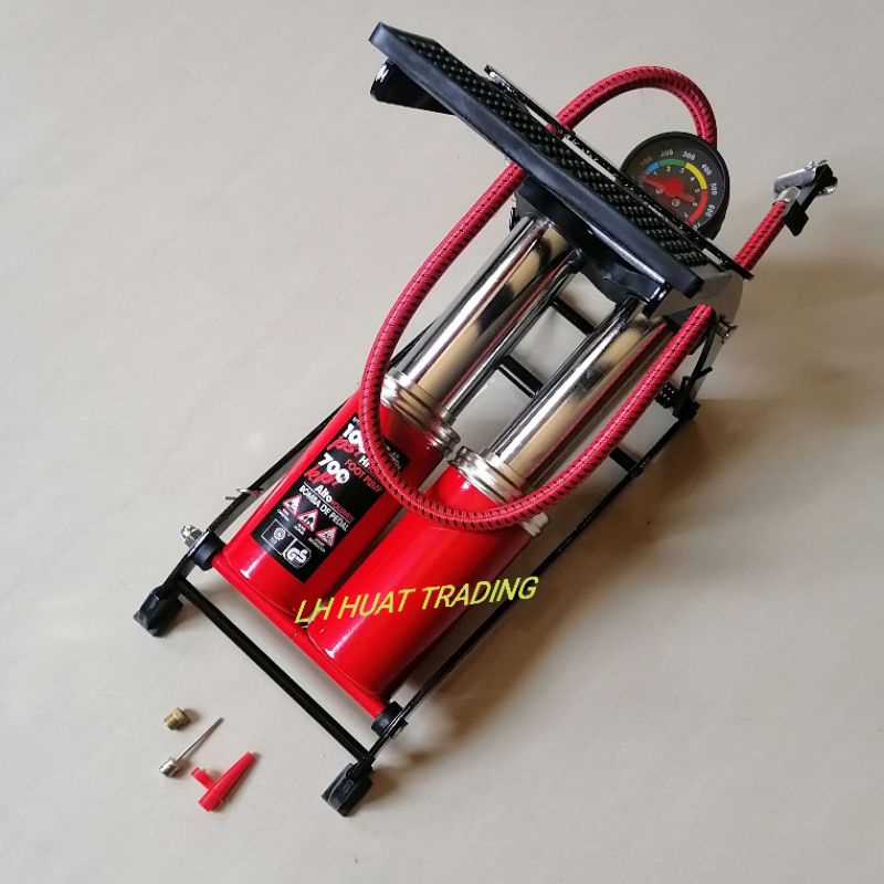 Motor Bicycle Ball Pam Angin Kaki Tunggal 🌟Single & Double 🌟Barrel Air ...