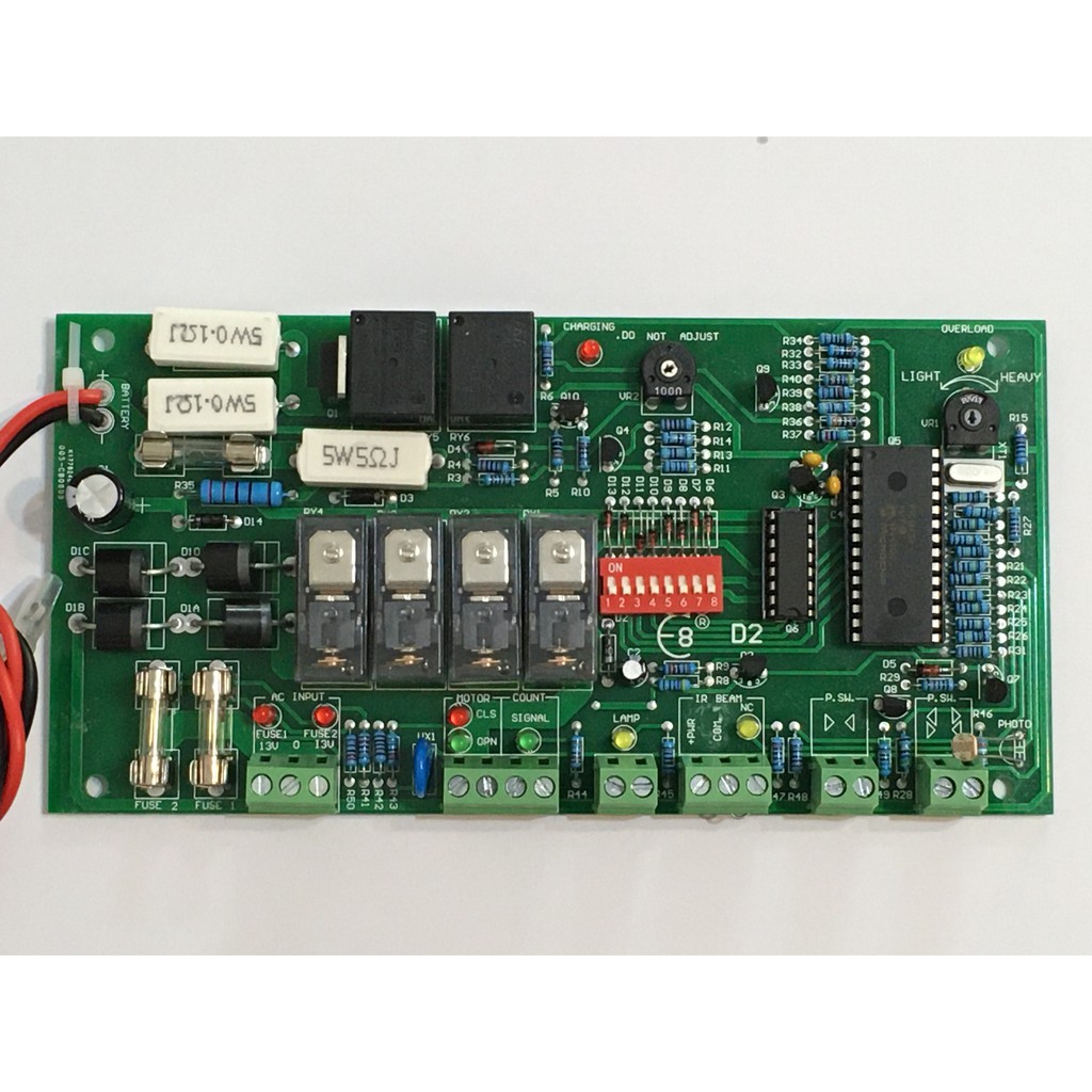 D2 DC SLIDING AUTO GATE CONTROL PANEL E8 AUTOGATE MOTOR BOARD | Shopee ...
