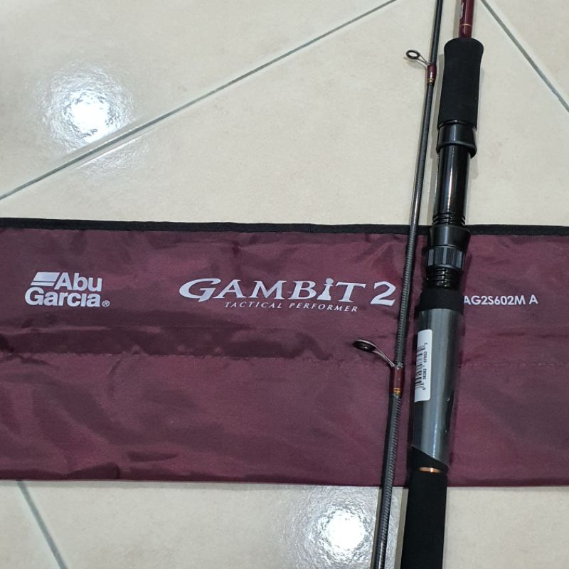 2021' NEW Abu Garcia Gambit 2 Fishing Rods (Pos Packing Dalam PVC PAIP ...