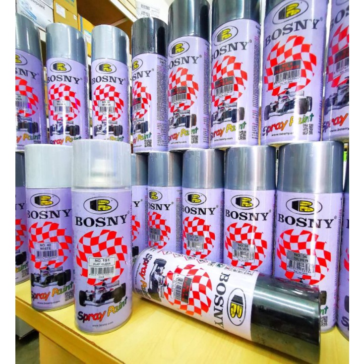 bosny / spray paint wholesale 300g / silver / flat black / white / flat ...