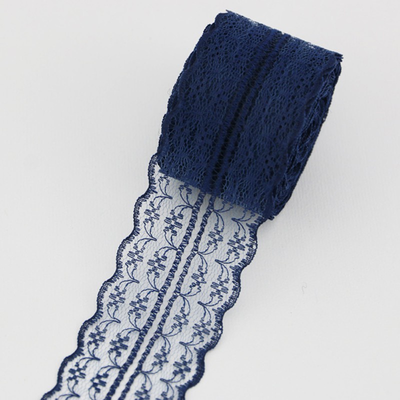 (5 yards / roll) 45mm kain reben ribbon putih webbing pakaian hiasan ...