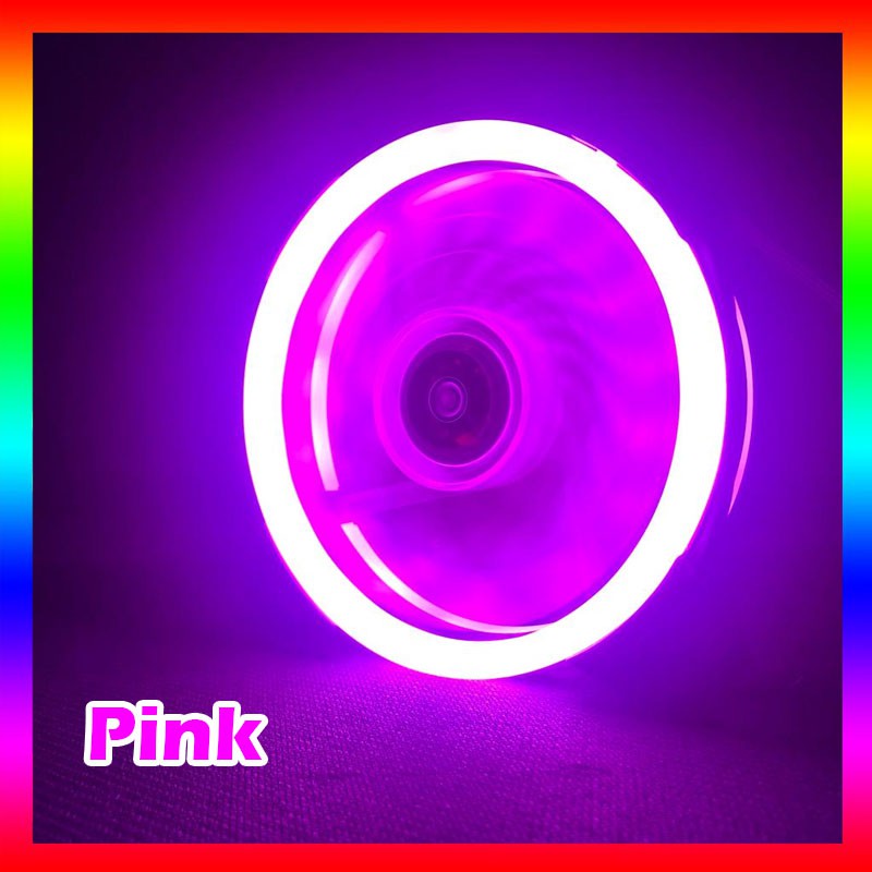 RGB Fan Dual Ring LED 12cm pc fan 120mm pc cooling fan rainbow rgb fan ...