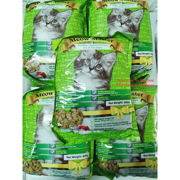 Meow Master Cat Food (Ocean Fish) - 3pack x 400g | Shopee Malaysia