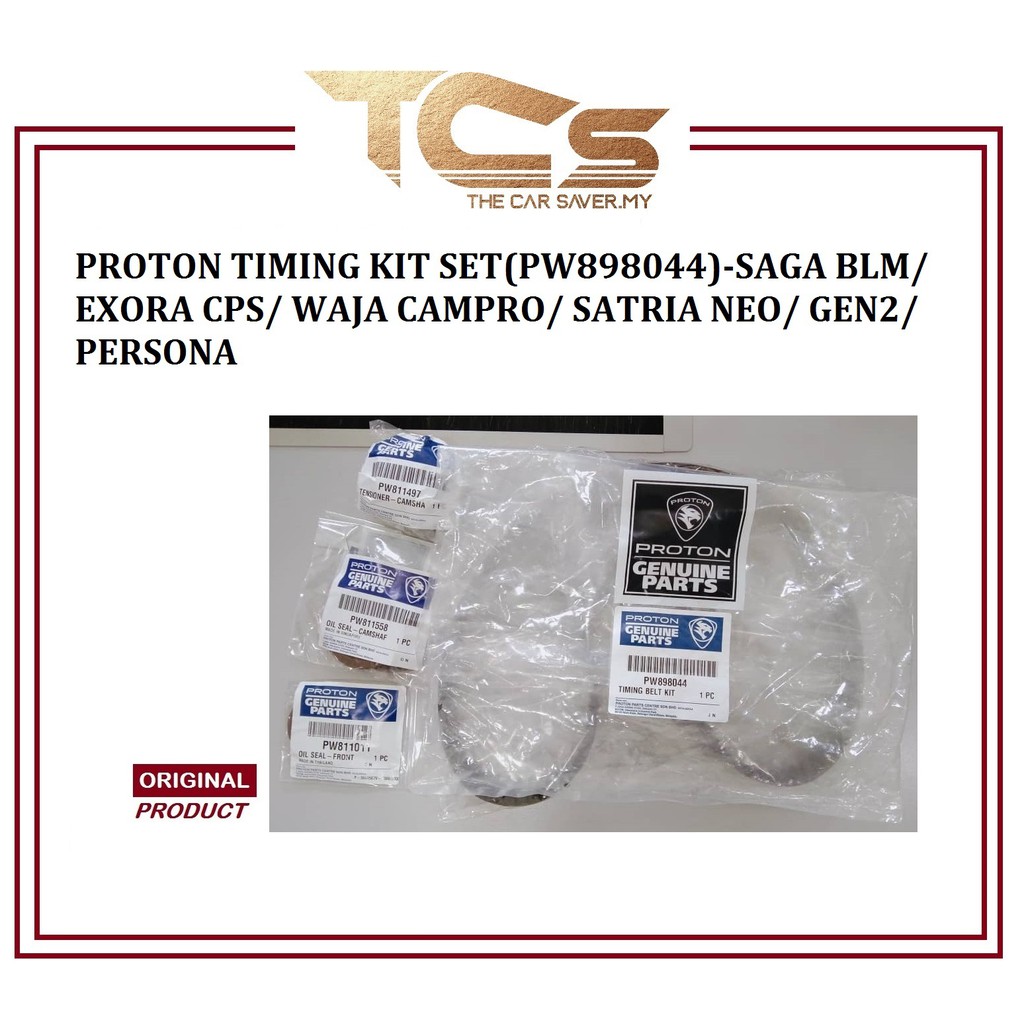 PROTON TIMING KIT SET-PW898044(SAGA BLM/ EXORA CPS/ WAJA CAMPRO/ SATRIA ...