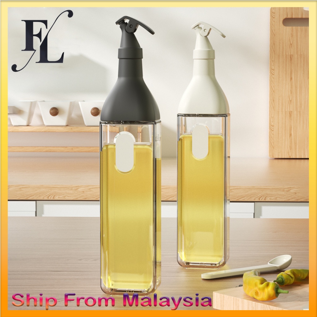 🌈Ready Stock🌈 Oil Bottle Cooking Oil Dispenser Seasoning Glass Jar ...
