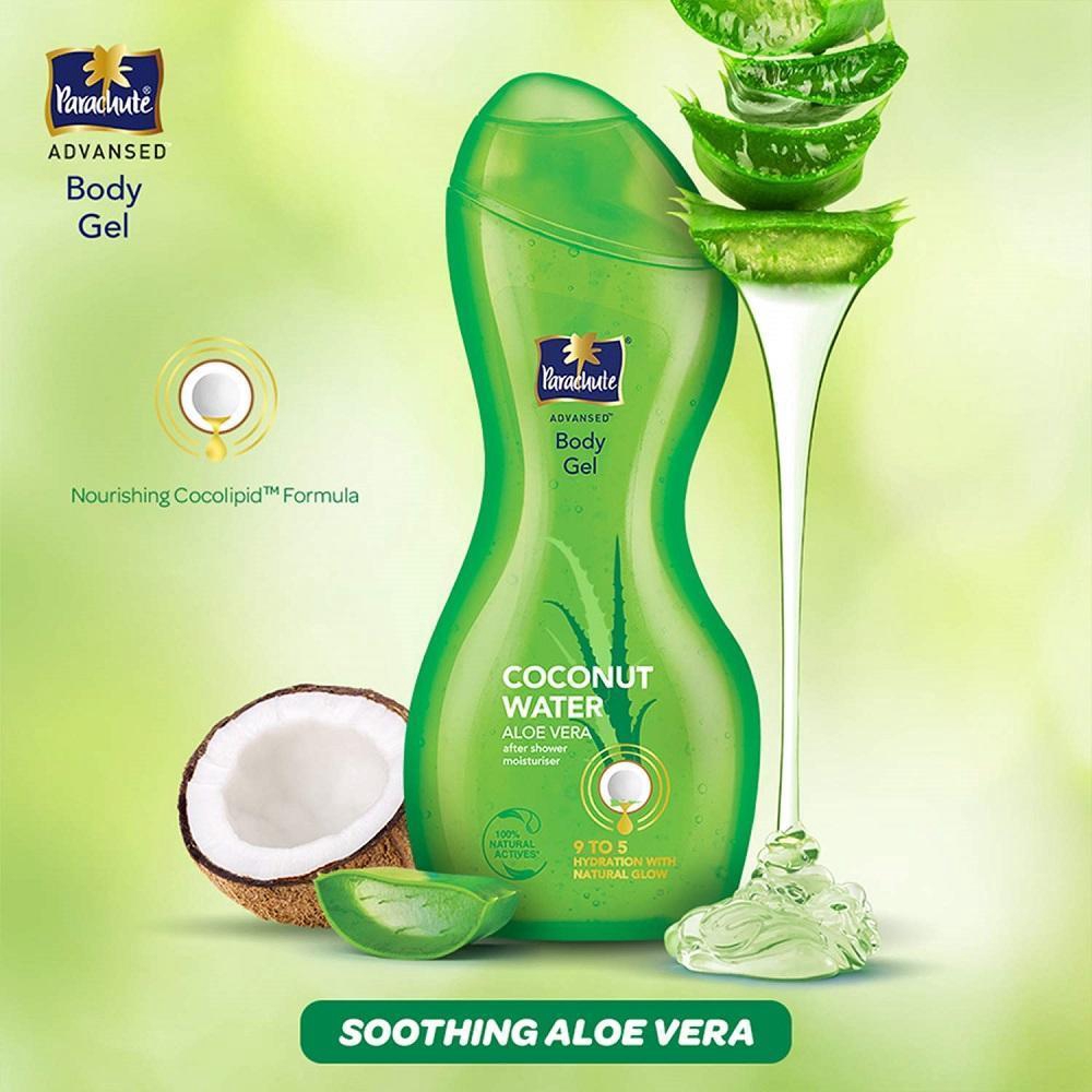 Parachute Advansed Body Gel, Coconut Water And Aloe Vera, 250Ml ...