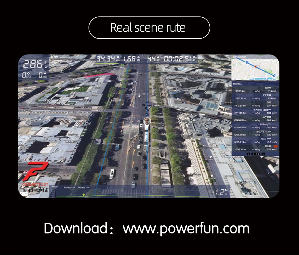 Thinkrider A1 Direct Drive Bike Trainer Indoor Cycling Training Built ...