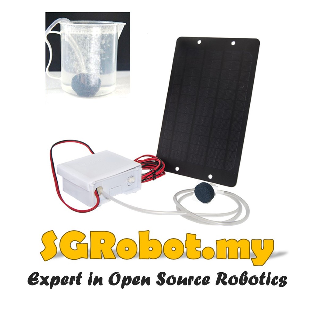 Solar Power Oxygenator Water Oxygen Pump Pond Aerator Aquarium Fish ...