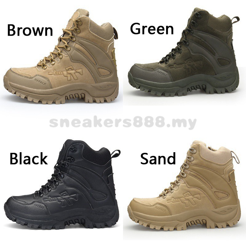 Sport Army Men's Tactical Boots Desert Outdoor Hiking Shoes Combat Swat ...