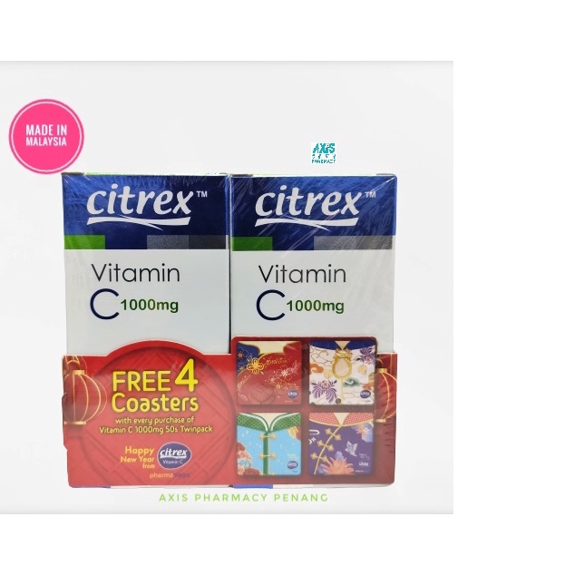 CITREX VITAMIN C 1000MG TABLETS SUGAR FREE (EXP :11/2024) | Shopee Malaysia