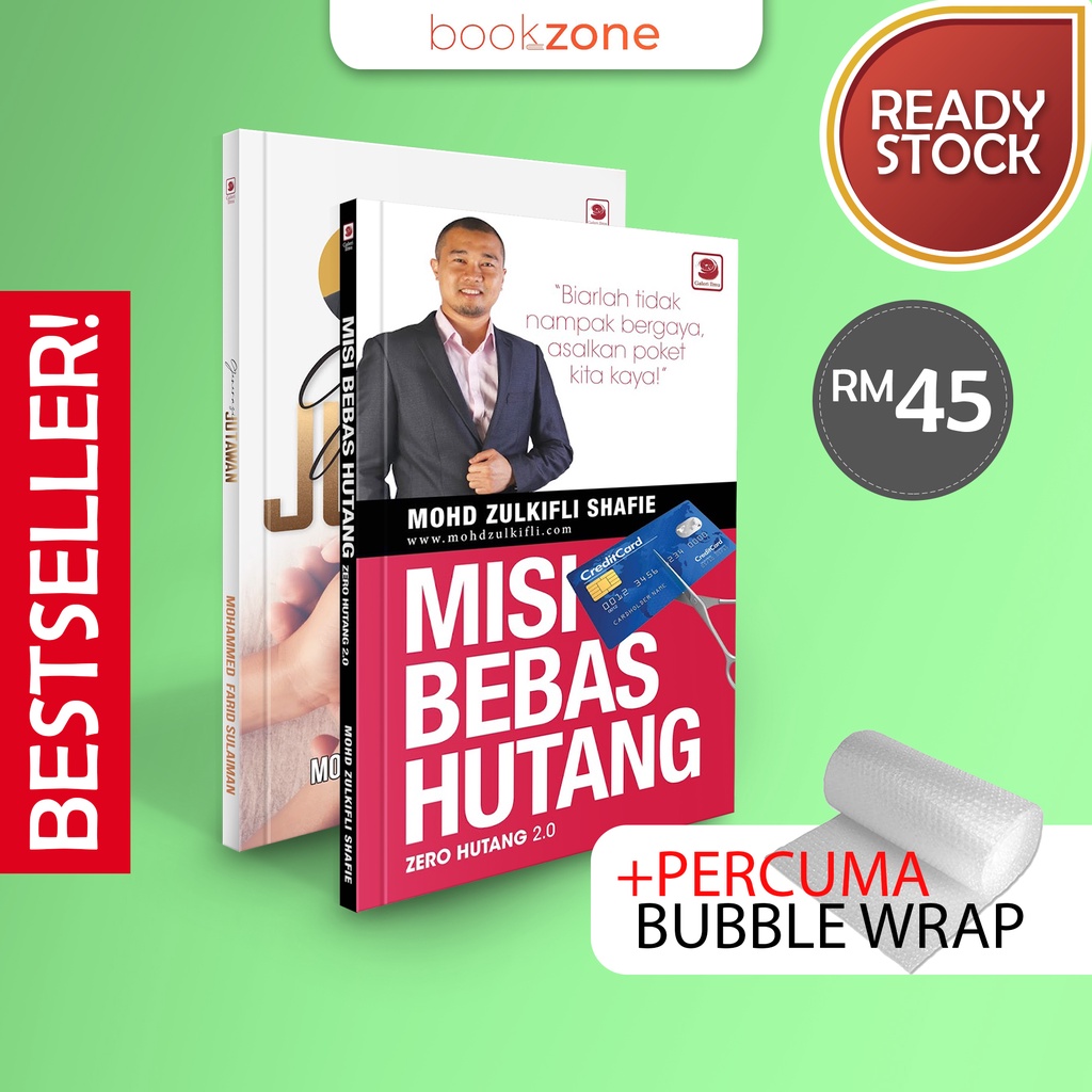 [ 100% Original Galeri Ilmu ] Kombo Buku Kewangan Misi Bebas Hutang & Generasi Jutawan Lebih ...
