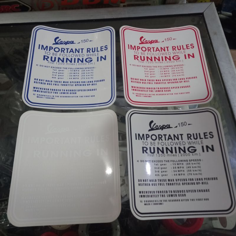 Vespa warning sticker | Shopee Malaysia