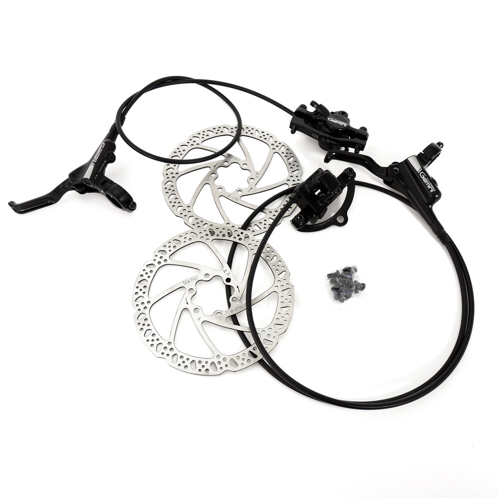Tektro Hydraulic Disc Brake Set HD-M500 Gemini F & R Bicycle | Shopee ...