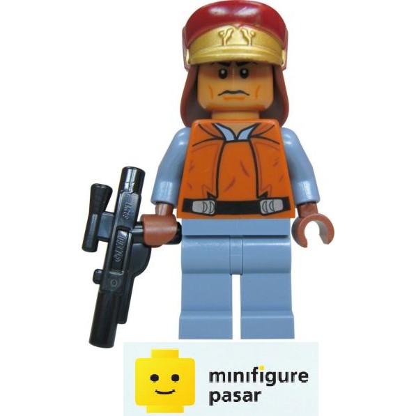 sw0321 Lego Star Wars Episode 1 7961 - Captain Panaka Minifigure w ...