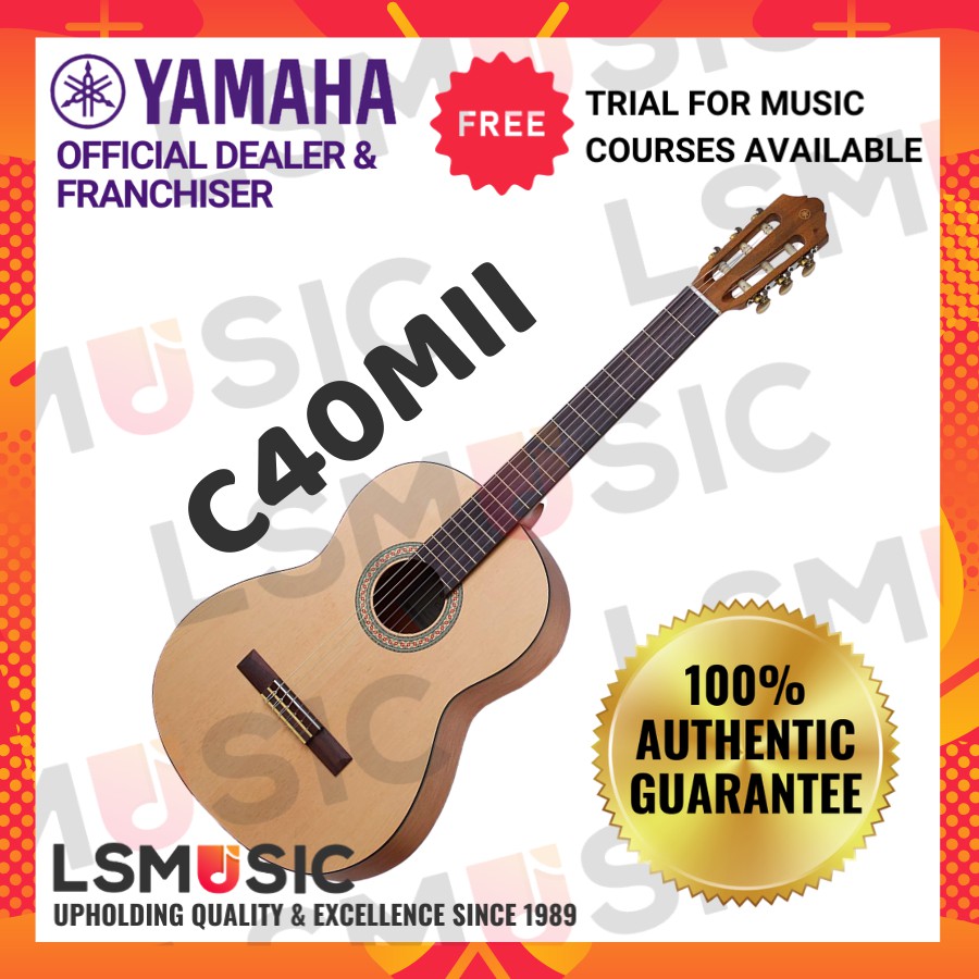 Yamaha C40M II Full Size Classical Guitar/Gitar Klasik -Matte (C 40M II / C40MII / C 40 M II / C ...