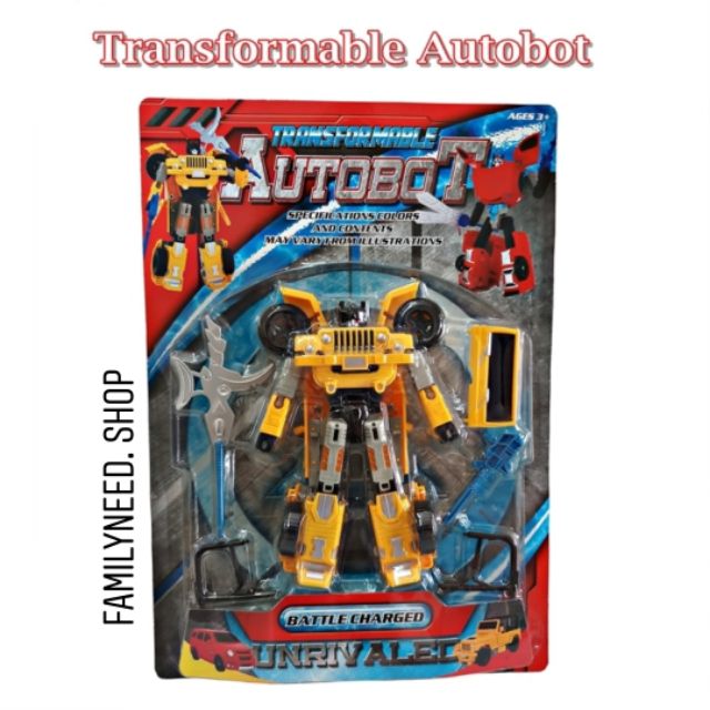 FMN Robot Car bumble bee Toy Transformers autorobot robot tukar Kereta ...