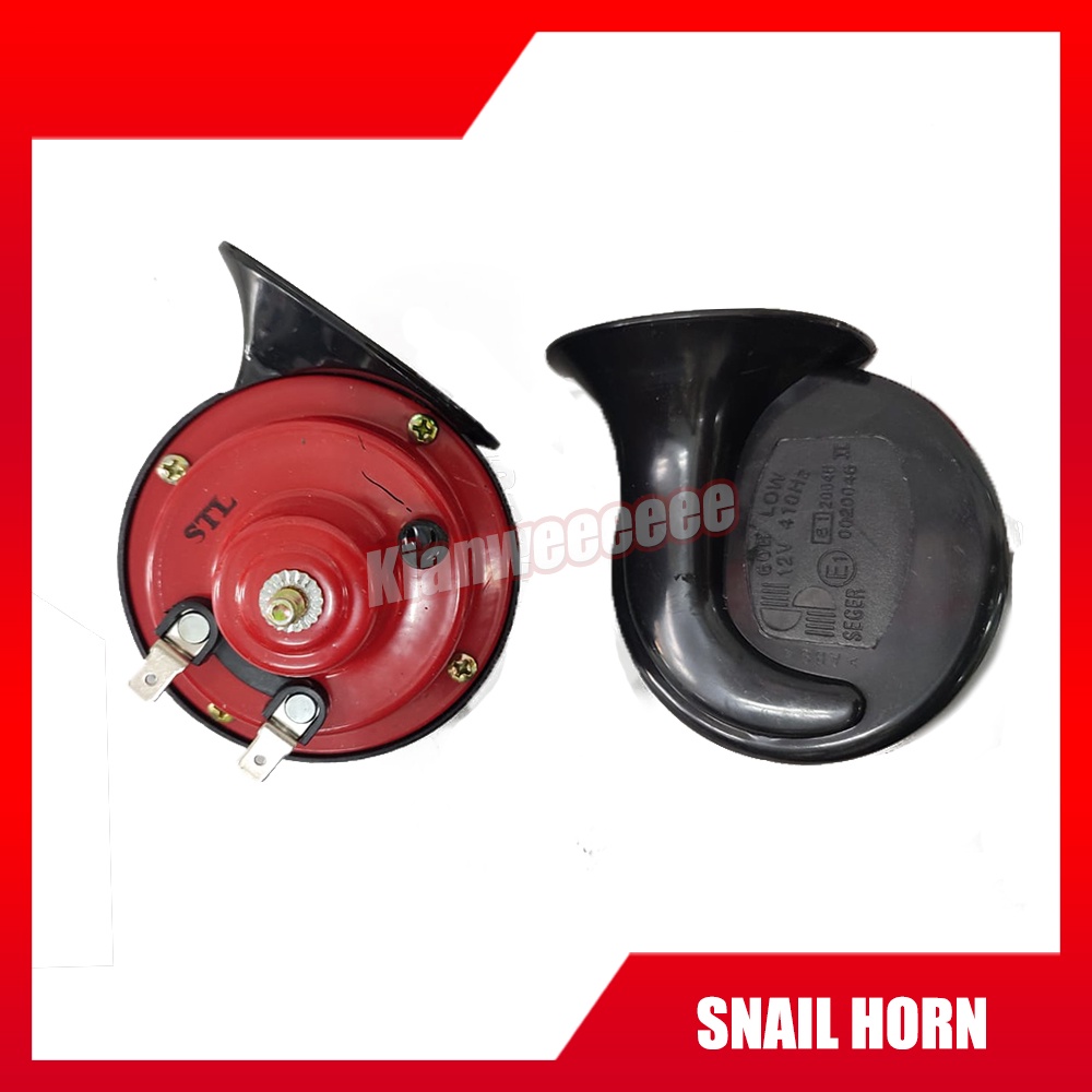 Electric Snail BM Horn 12V & 24V (1 Set = 2 Pcs) | Shopee Malaysia
