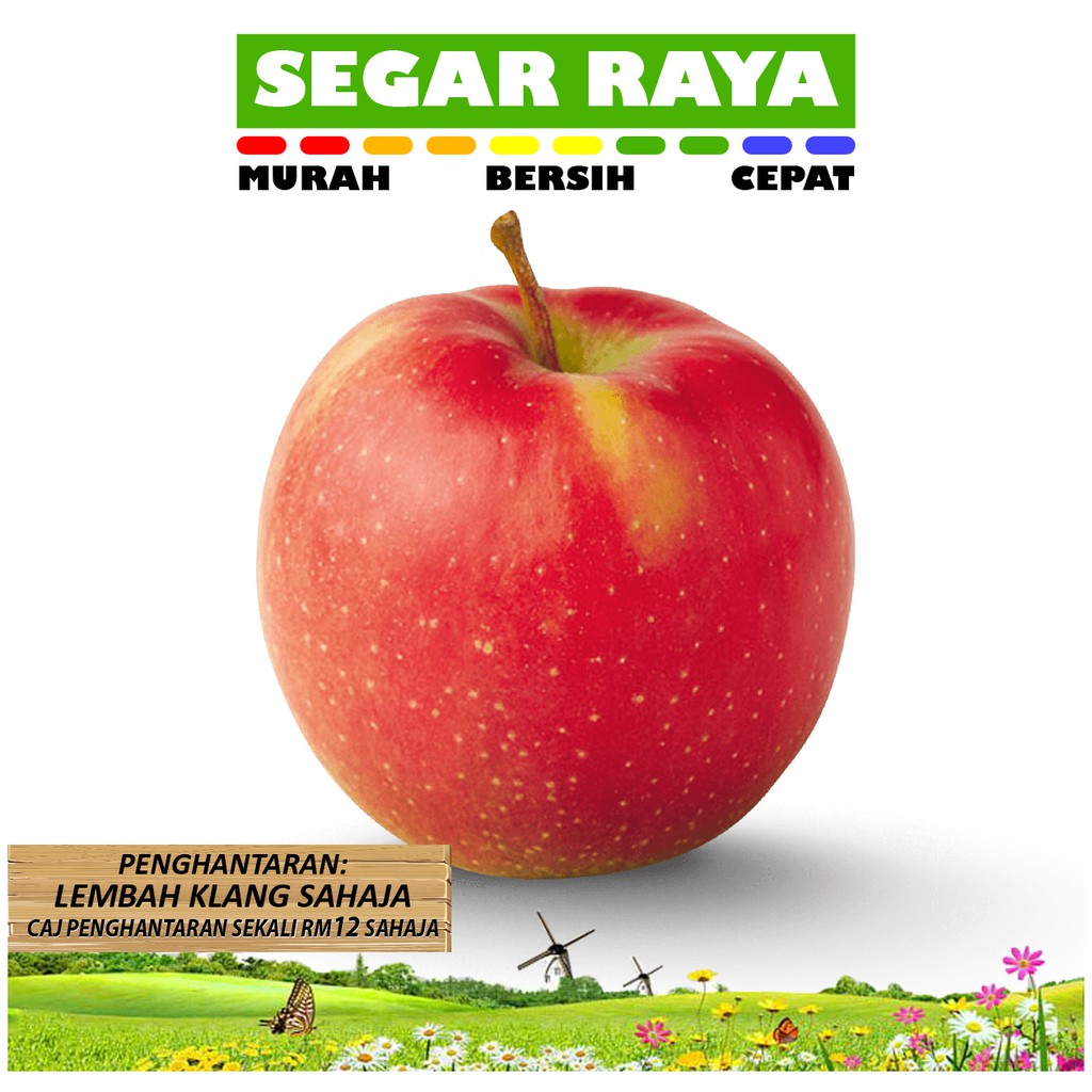 BUAH Cripps Red Epal /Apple (3pcs) Segar Raya | Shopee Malaysia