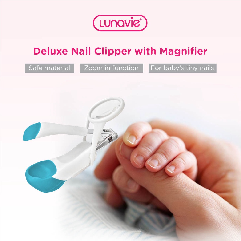 Lunavie Deluxe Nail Clipper With Magnifier | Baby Nail Cutter |Baby ...