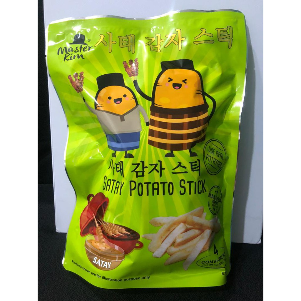[Halal] Master Kim Potato Stick Use Real Potatoes | Shopee Malaysia