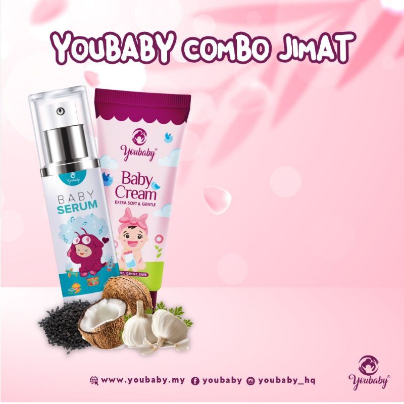 BABY CREAM YOUBABY UNTUK BATUK KAHAK SELESEMA RUAM ECZEMA | Shopee Malaysia