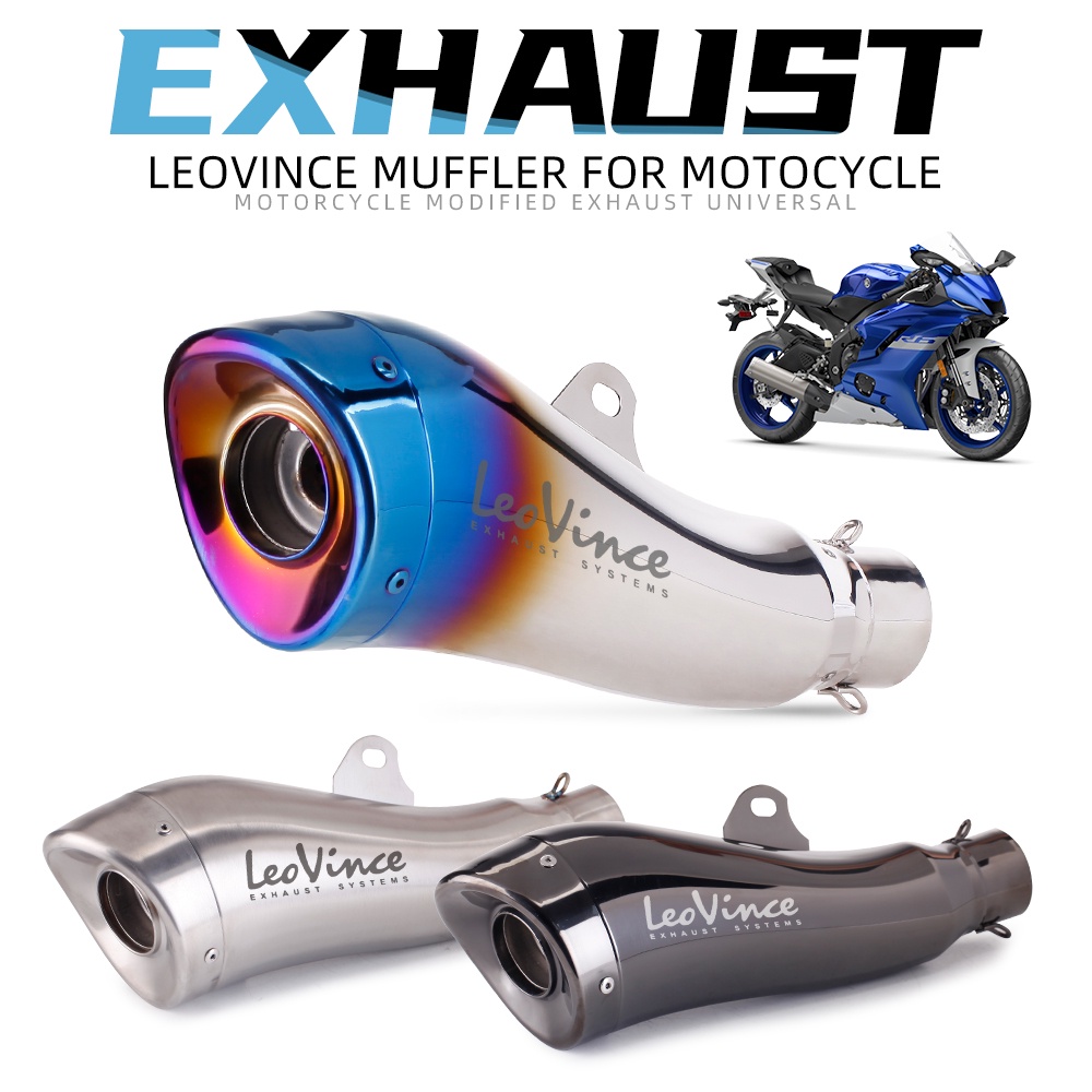 Motorcycle Exhaust LEOVINCE Scooter Modified exhaust Muffler pipe Sport ...