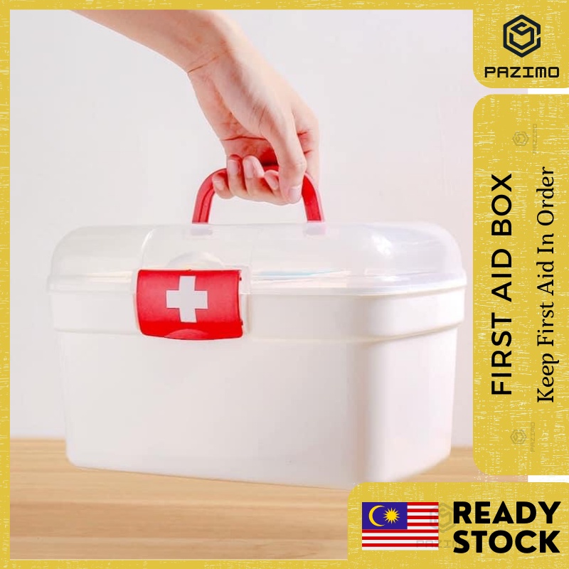 Wholesale Price Multipurpose First Aid Storage Box Medical Box 2 Layers ...