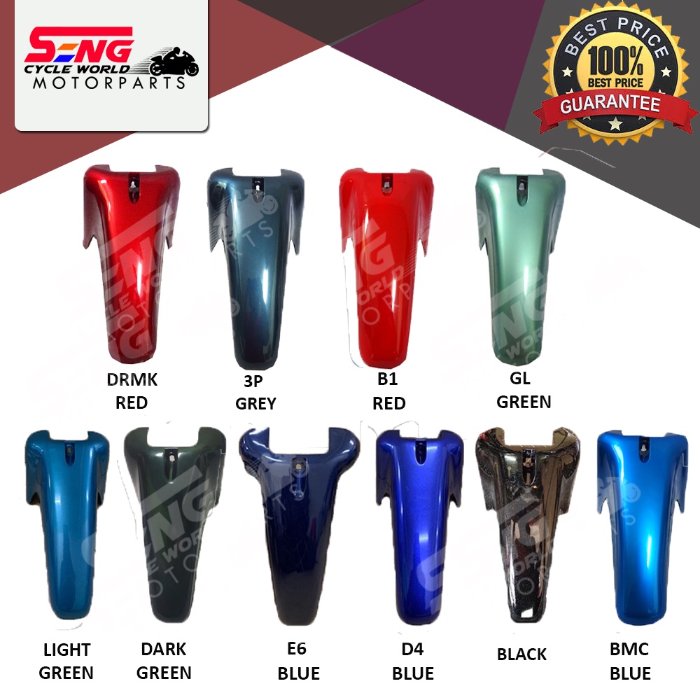 MODENAS KRISS 1, 2, 100, FL, MR1 FRONT FENDER MUDGUARD - GREY, RED ...