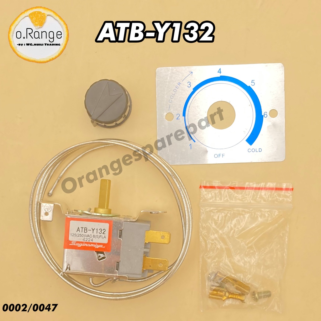 TOSHIBA REFRIGERATOR FRIDGE FREEZE THERMOSTAT ATB-Y132 FRIDGE ...