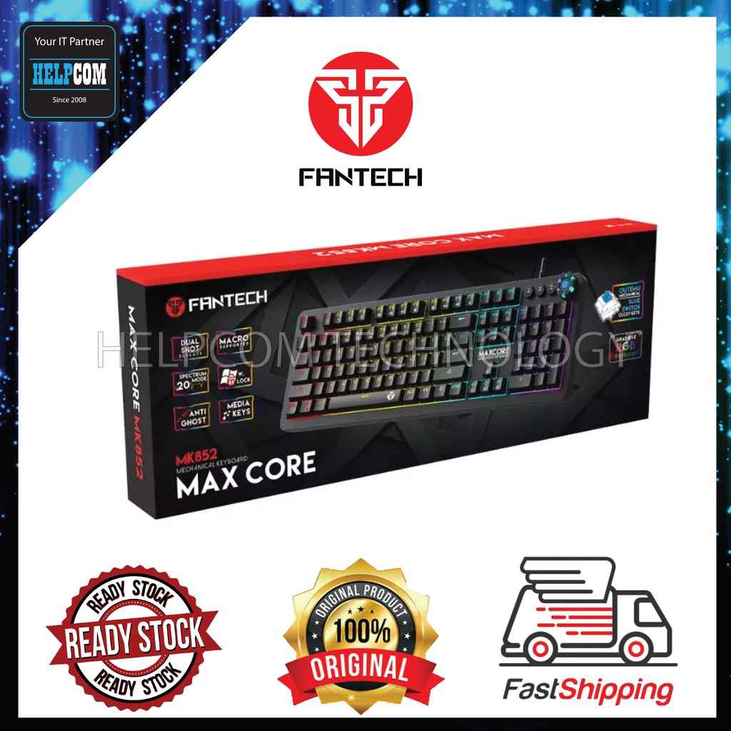 FANTECH MK852 MAX CORE MECHANICAL KEYBOARD | Shopee Malaysia