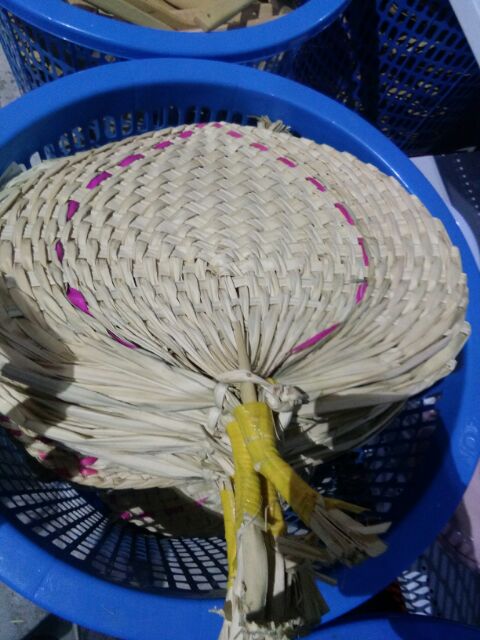 The Fan Is Made From The Jute (Local Products) Nature. | Shopee Malaysia
