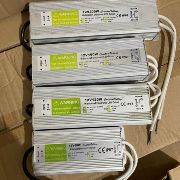 Transformer Adapter 12V 150 watt Outdoor IP67 Power Supply 12Volt 150w ...