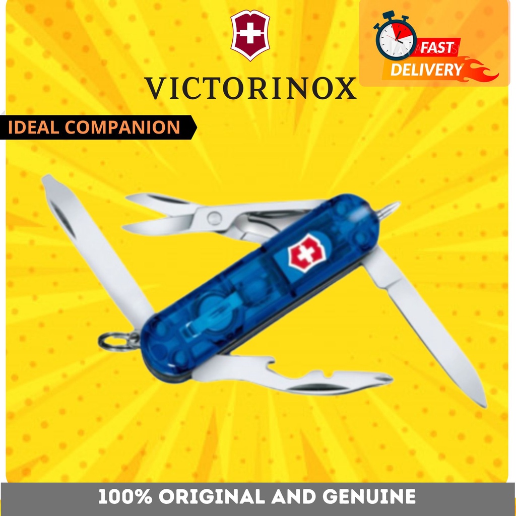 🔥100% ORIGINAL🔥 Victorinox Midnite Manager Translucent Blue 0.6366.T2 ...