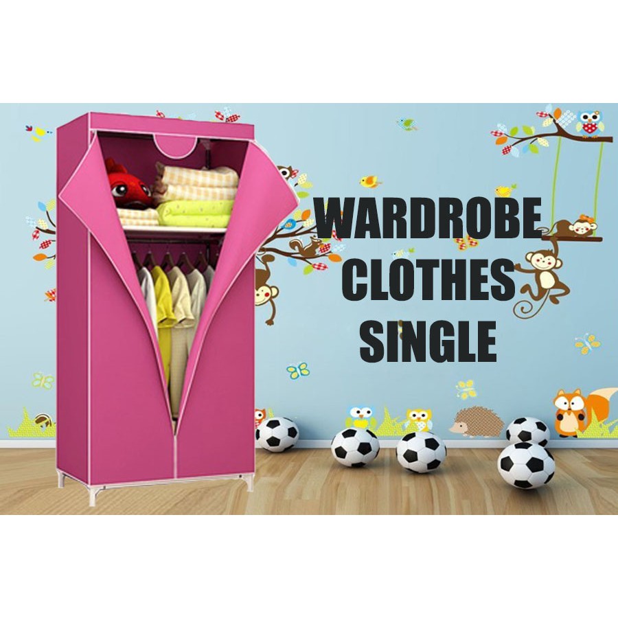 Organizer Shelves Rack Fabric Closet Wardrobe Cabinet Clothes 8864 ...