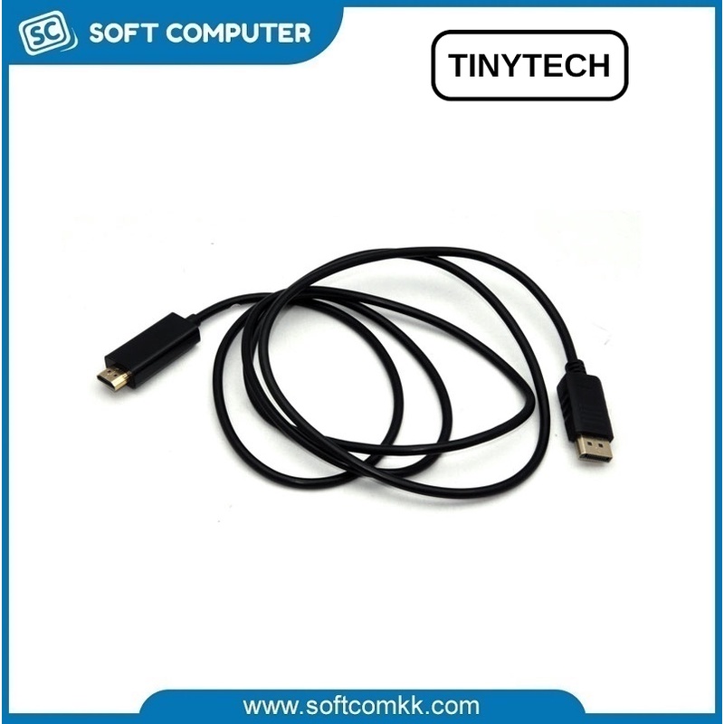 TinyTech CB-DP/HM1.8M Display Port To HDMI Cable for PC/Computer/Laptop ...