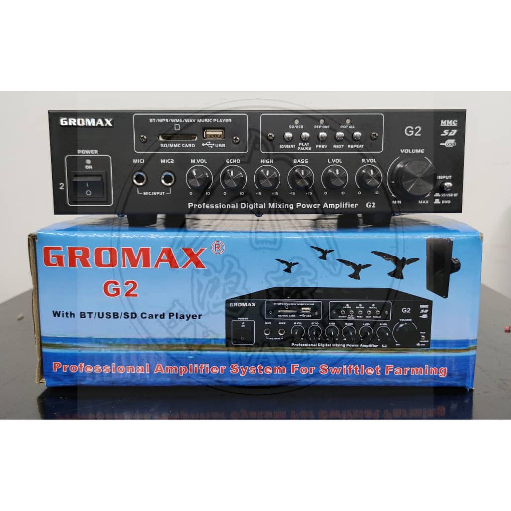 GROMAX G2 Amplifier Swiftlets Farming (200tweeter) | Shopee Malaysia