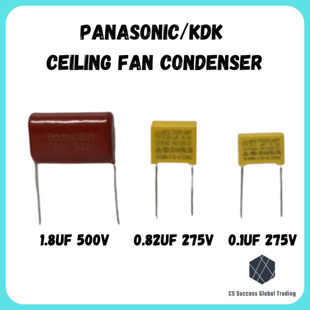 🔥Hot Product🔥 Ceiling Fan Replacement Condenser/Capacitor For Panasonic ...