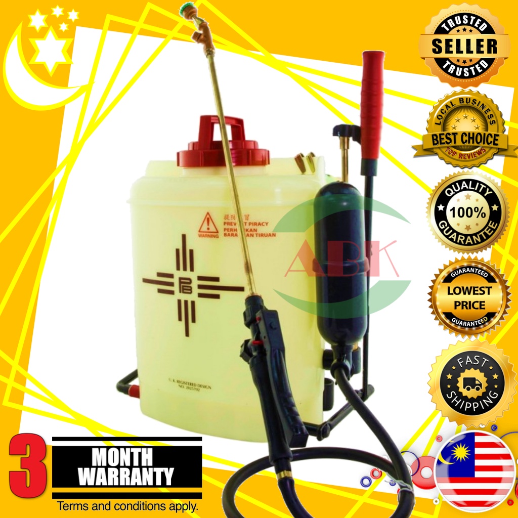 PB 16 CROSSMARK HAND SPRAYER (PAM TANGAN PAM RACUN PAM MANUAL) - MADE ...