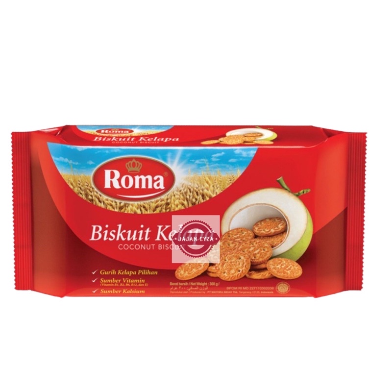 Mayora roma coconut/coconut biscuit/coconut biscuit | Shopee Malaysia