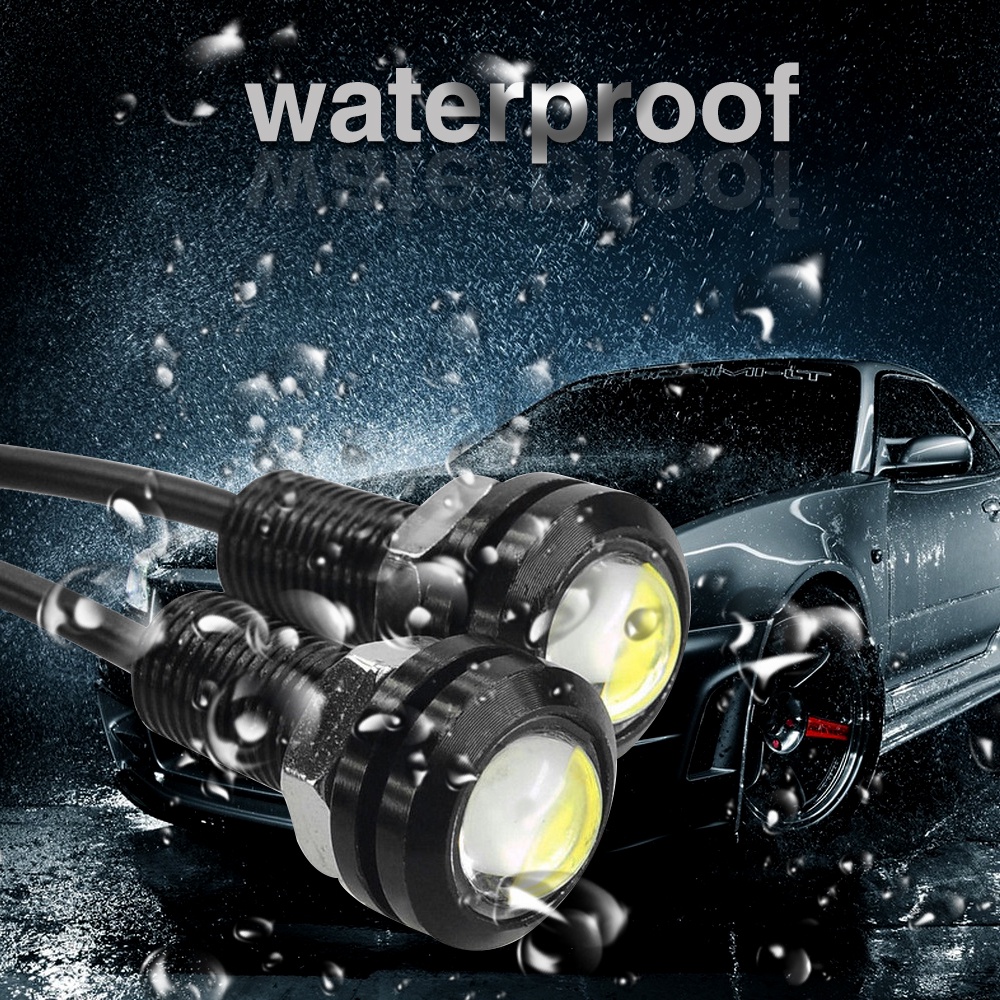 12v led eagle eye drl 18mm high power smd daytime running light car fog ...